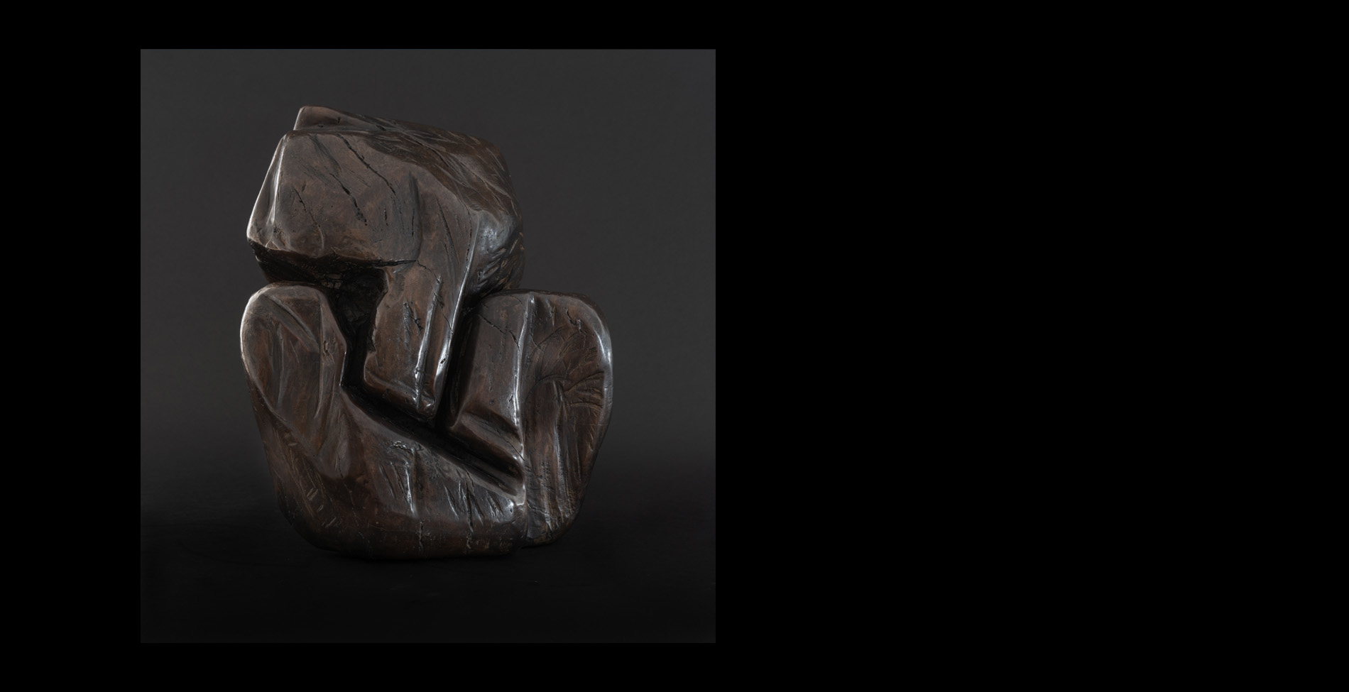 BURU X / tête 38 x 30 x 22 cm